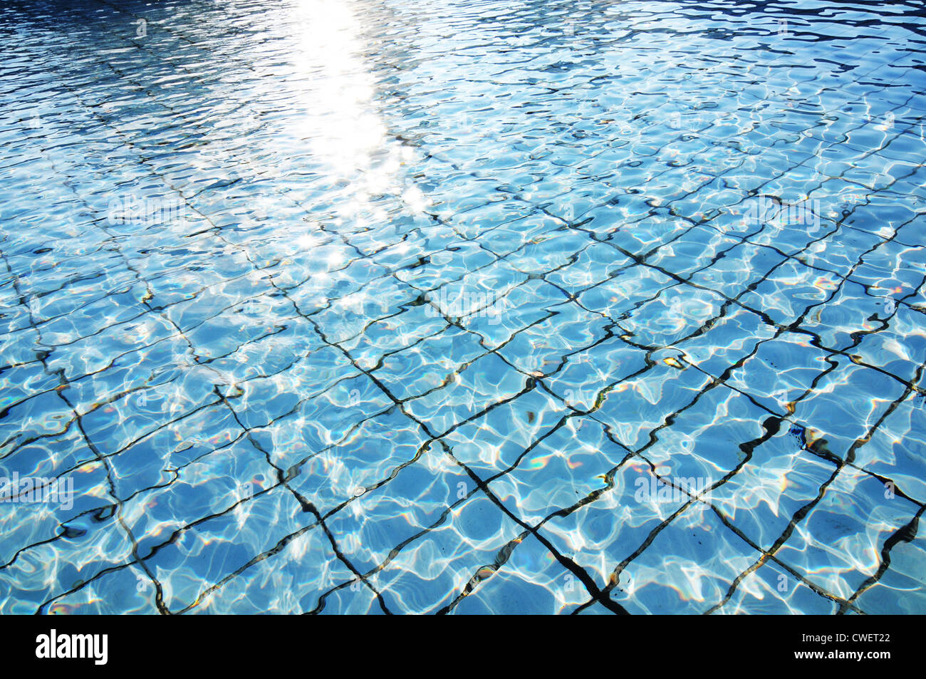 Water reflections in the swimming pool Stock Photo - Alamy