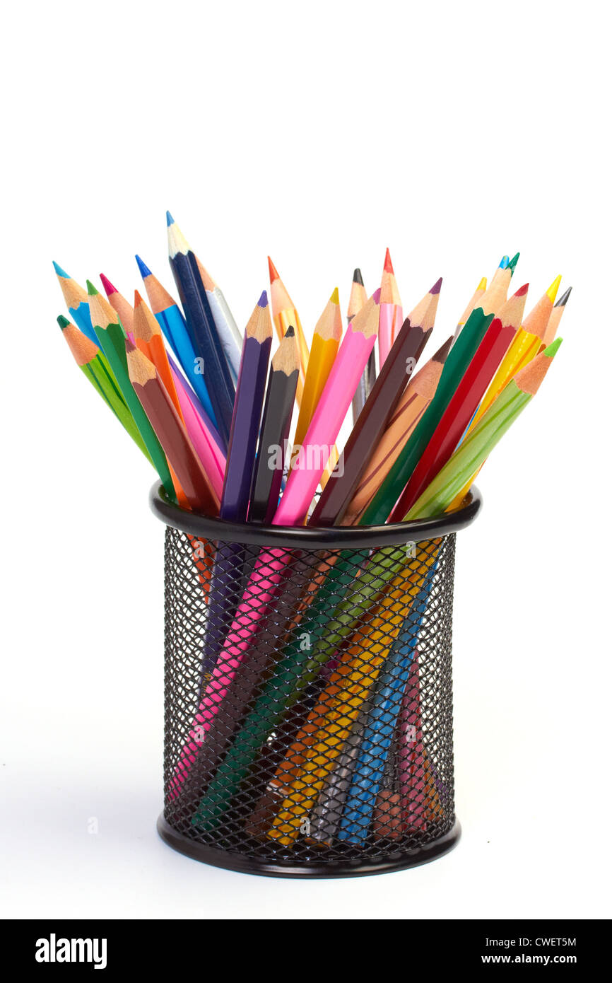 Pencil basket hi-res stock photography and images - Alamy