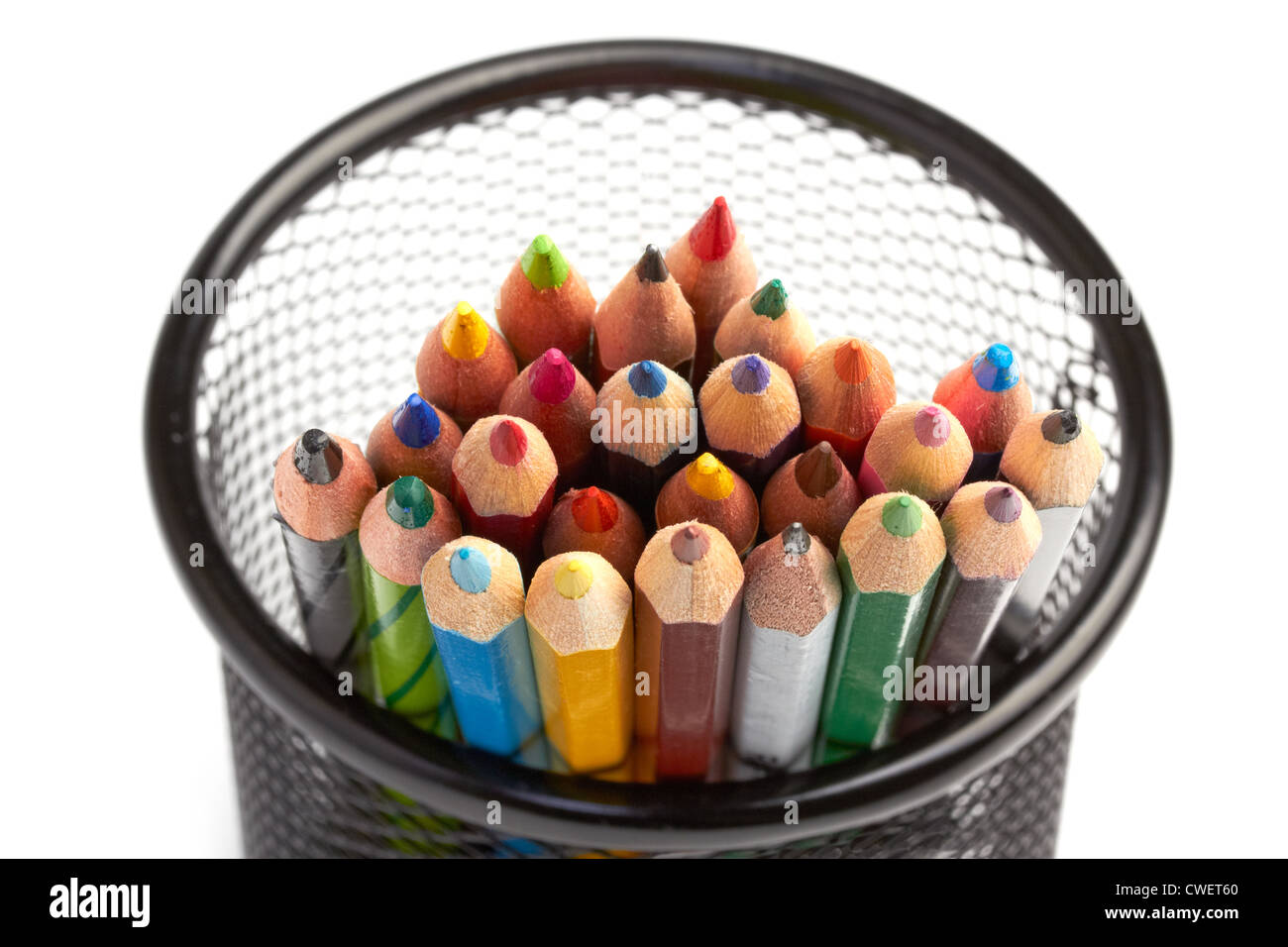 Pencil basket hi-res stock photography and images - Alamy