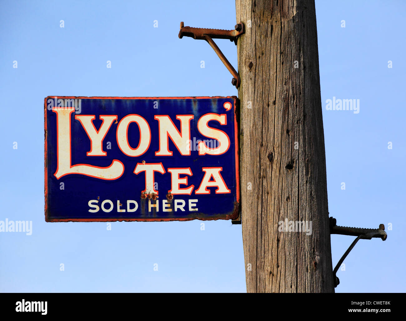 Vintage British advertising board at Hampton Loade 's Severn Valley ...