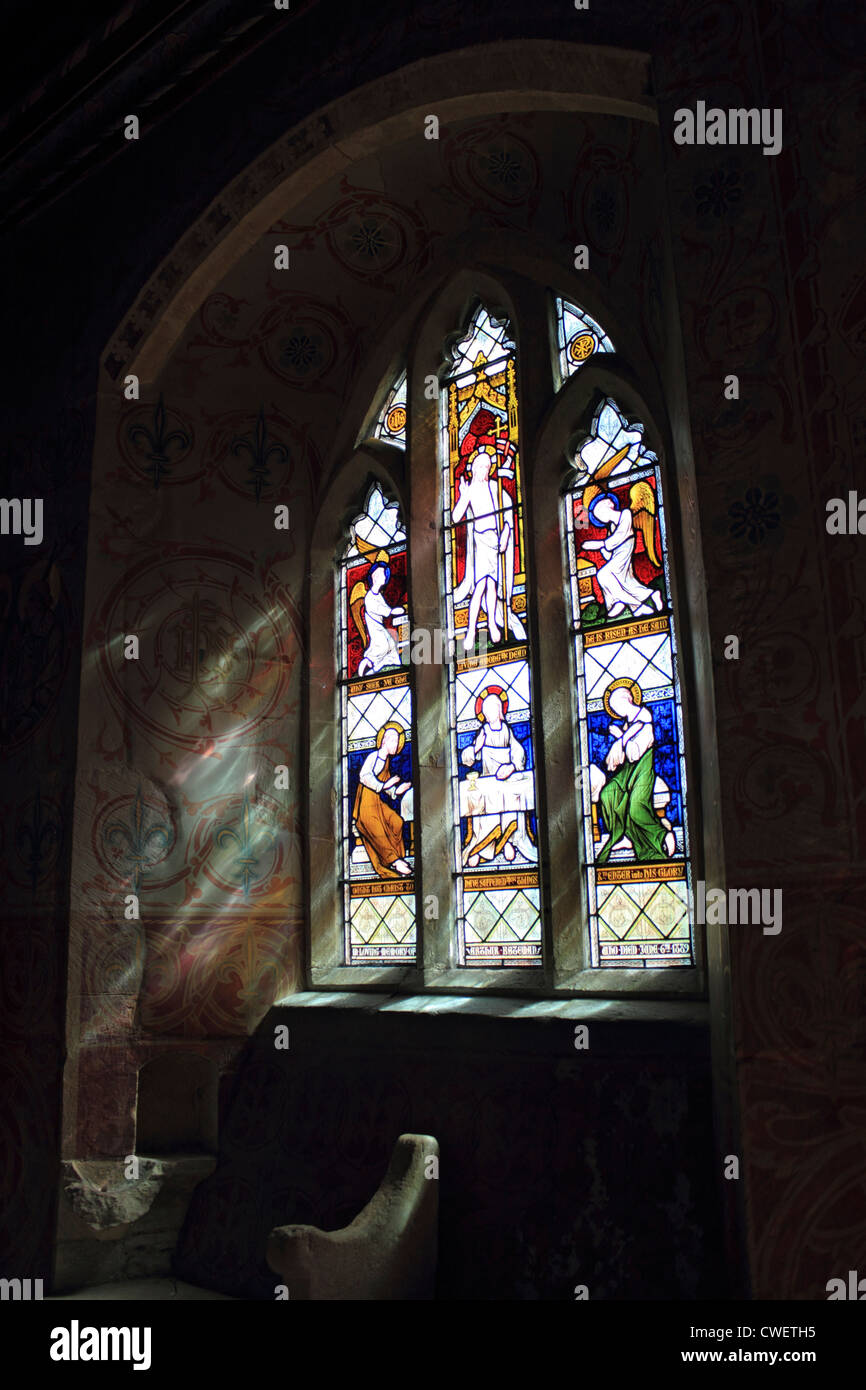 St Nicholas church Asthall Oxfordshire England UK Stock Photo - Alamy