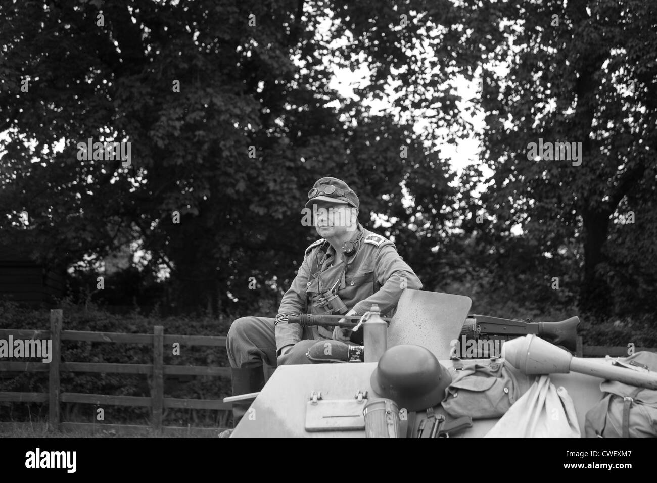 Wwii tracked vehicle Black and White Stock Photos & Images - Alamy