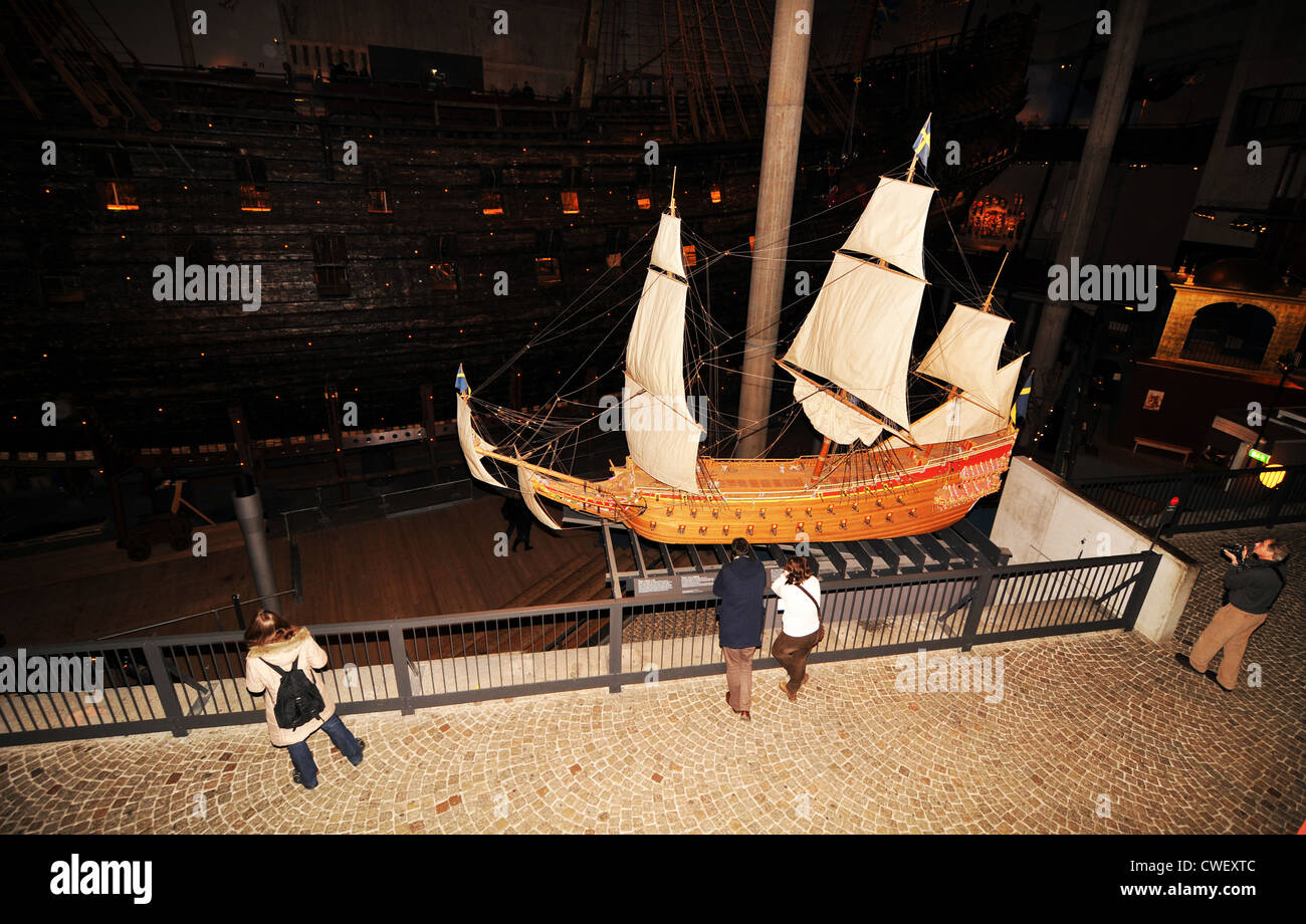 Stockholm, Sweden - 12 Dec, 2011: Tourists visiting Vasa Museum ...