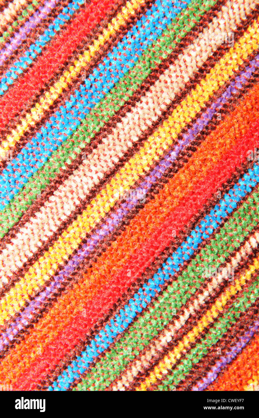 Detail of colorful beach towel texture suitable as background Stock ...