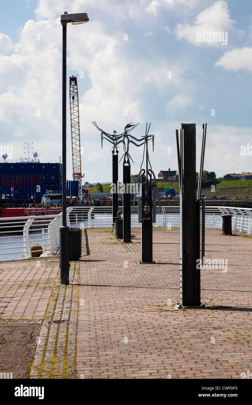 Taking Flight Sculpture by Craig Knowles, Sunderland Yacht Marina ...