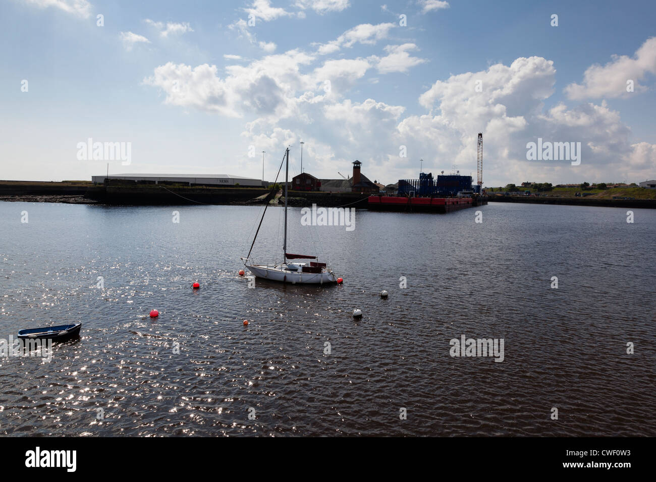 River Wear from Sunderland Yacht Marina, Roker, Sunderland, Tyne and ...