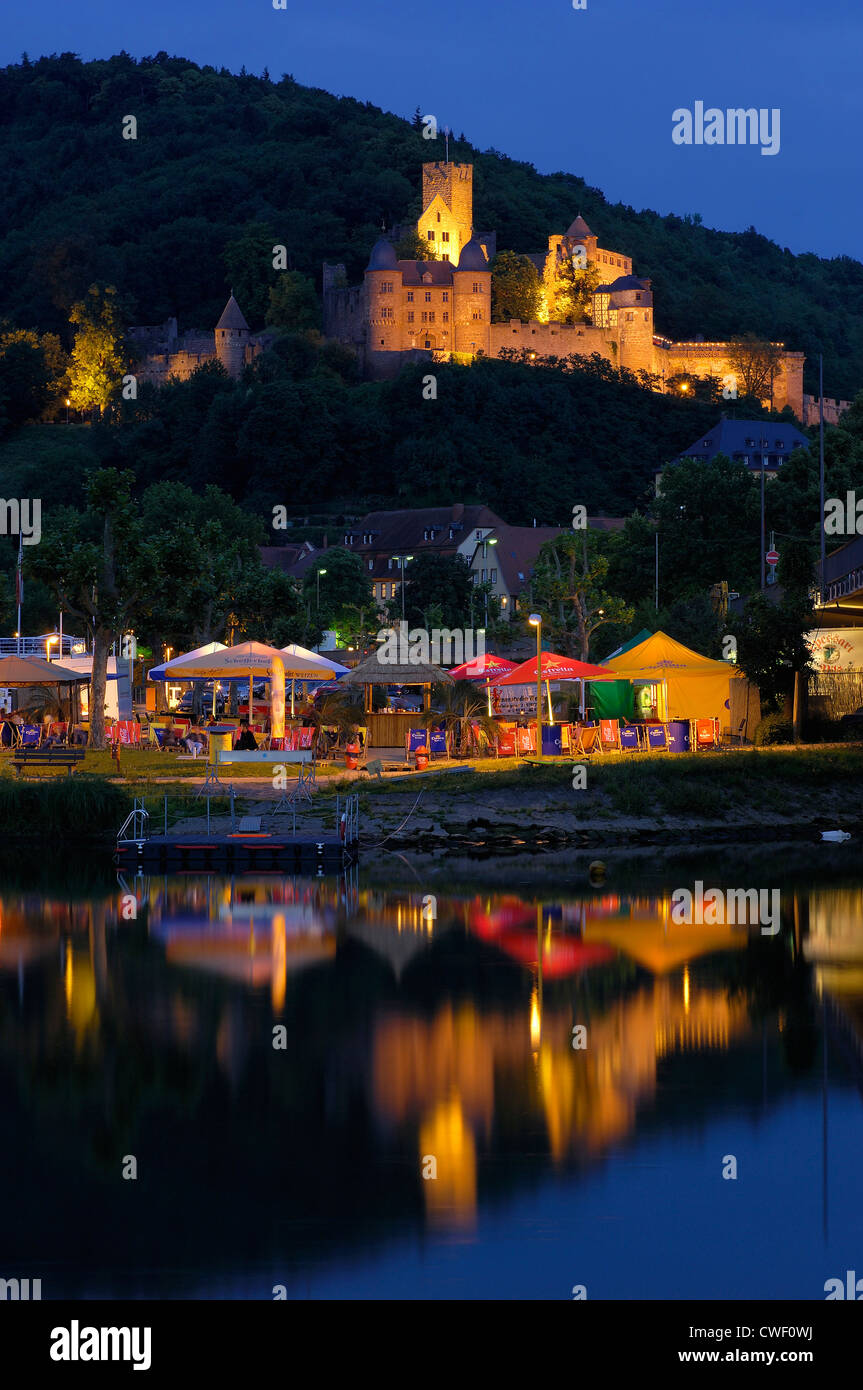 Wertheim main river bavaria reflection hi-res stock photography and ...