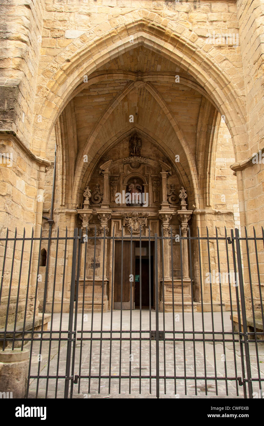 San Vicente Church. San Sebastian. Basque Country. Spain. Europe Stock ...