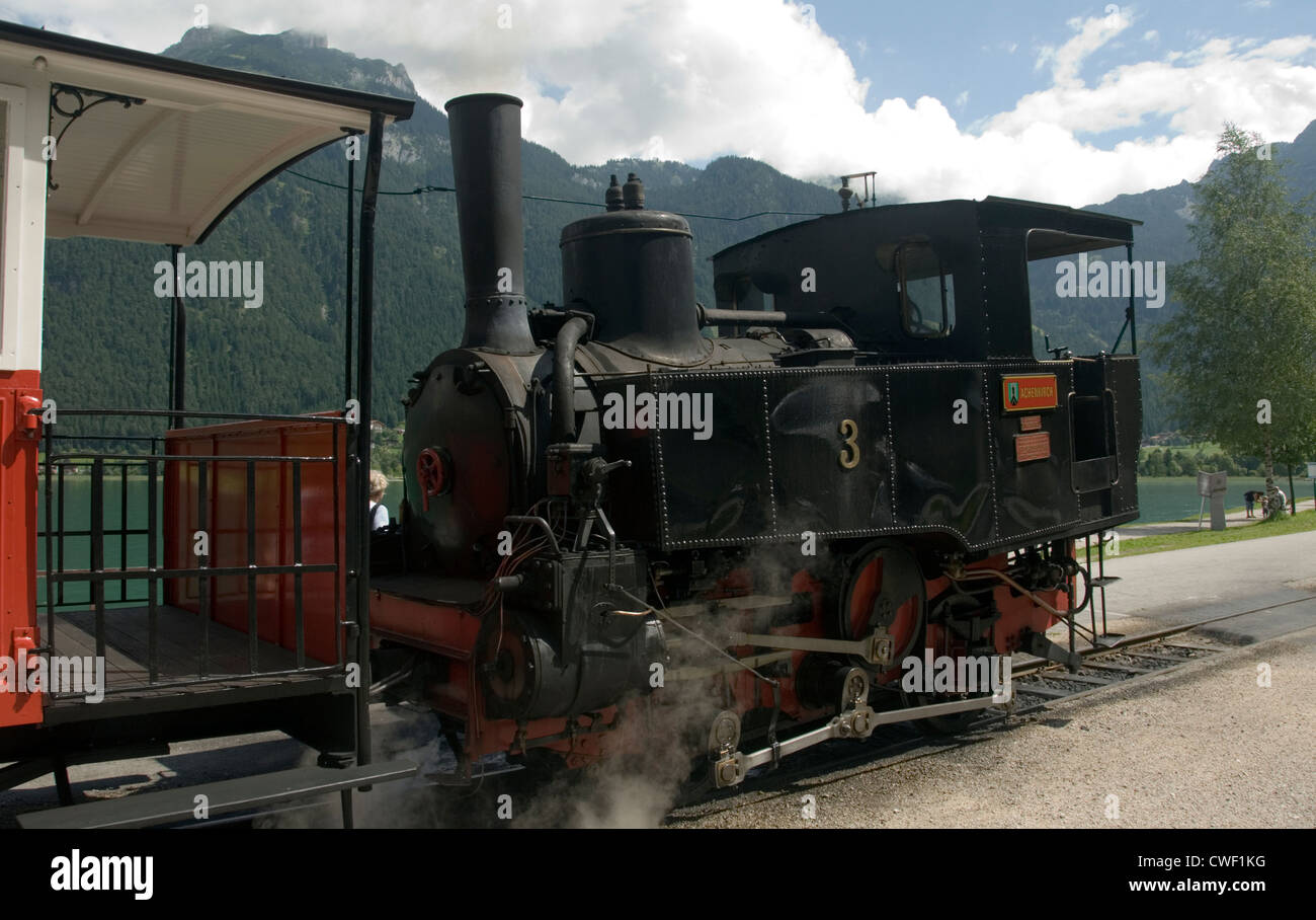 AUSTRIA; TIROL. ACHENSEE STATION THE RACK AND PINION TRAIN ENGINE TO ...