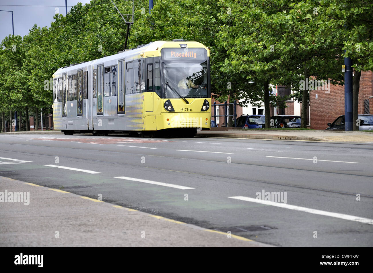 Manchester metrolink tram hi-res stock photography and images - Alamy