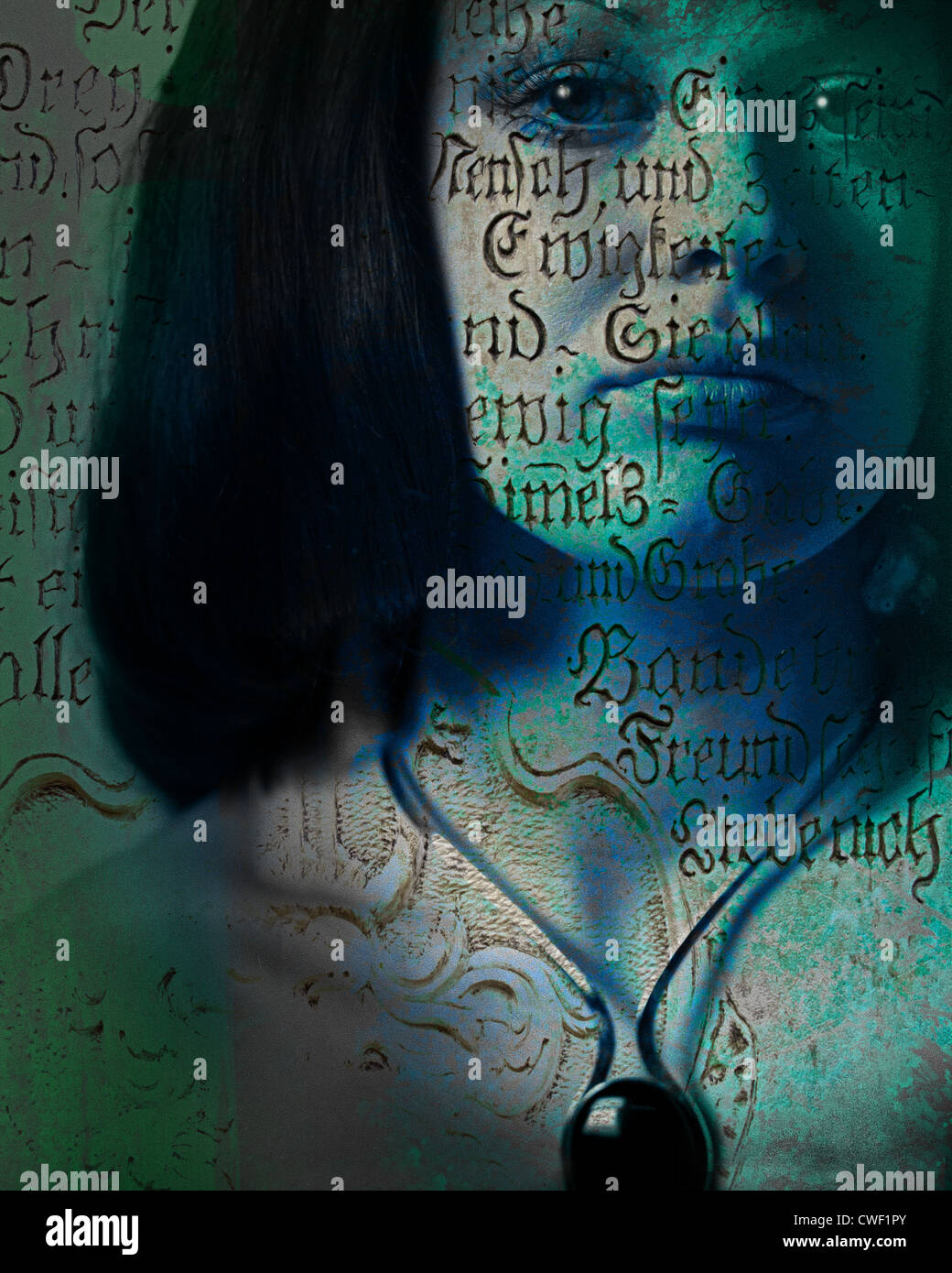 DIGITAL ART: Colours of Eve Stock Photo - Alamy