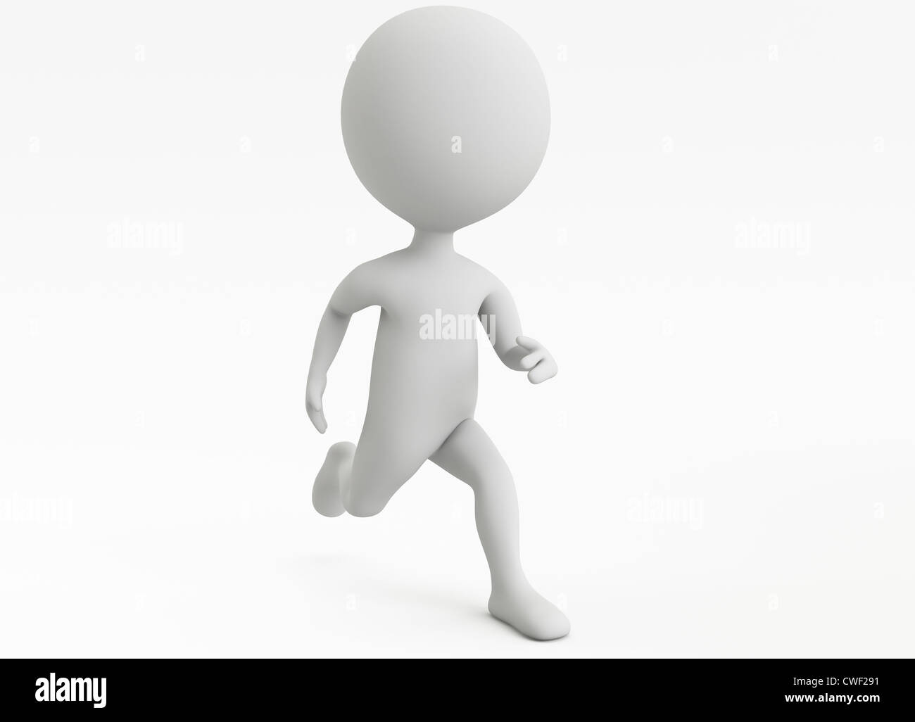 Human figure running render hi-res stock photography and images - Alamy