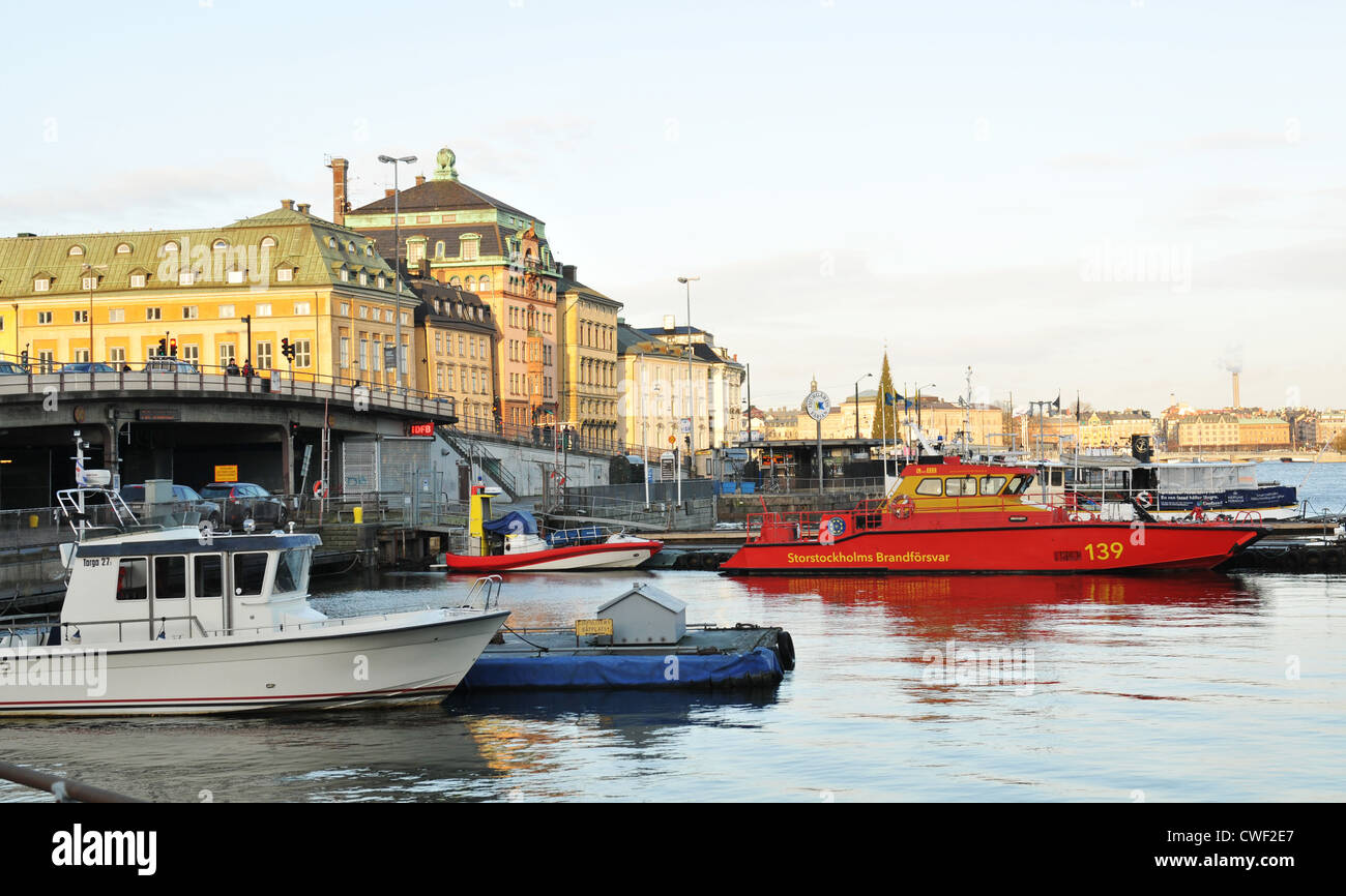 Cruise ship in central stockholm hi-res stock photography and images ...