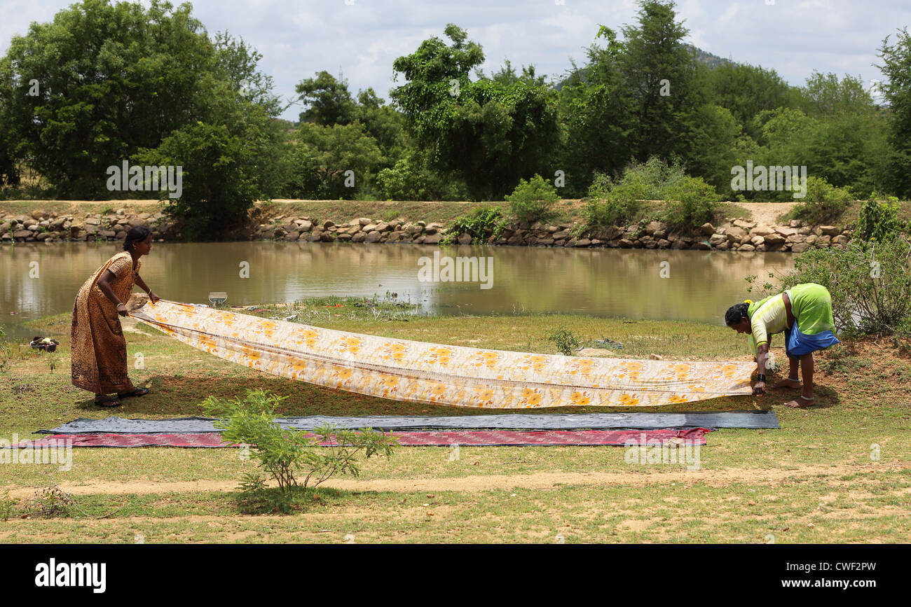 Indian laundry hi-res stock photography and images - Alamy