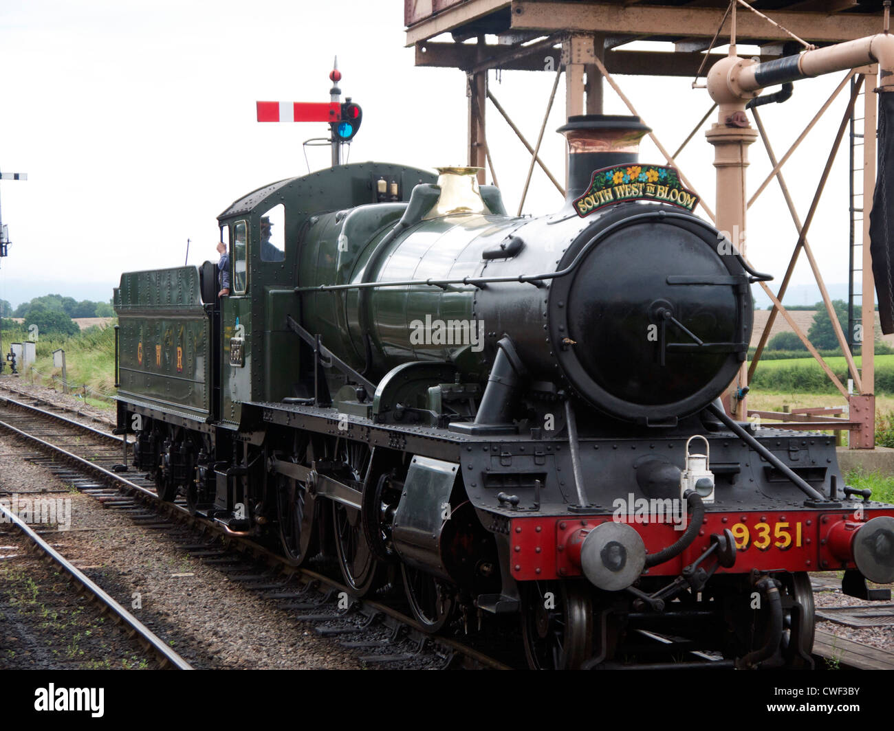 Steam locomotive water tower hi-res stock photography and images - Alamy
