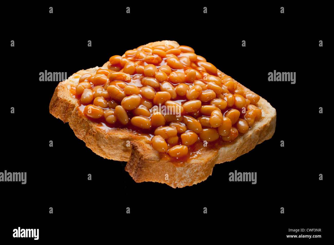 Baked beans on toast cheese hi-res stock photography and images - Alamy