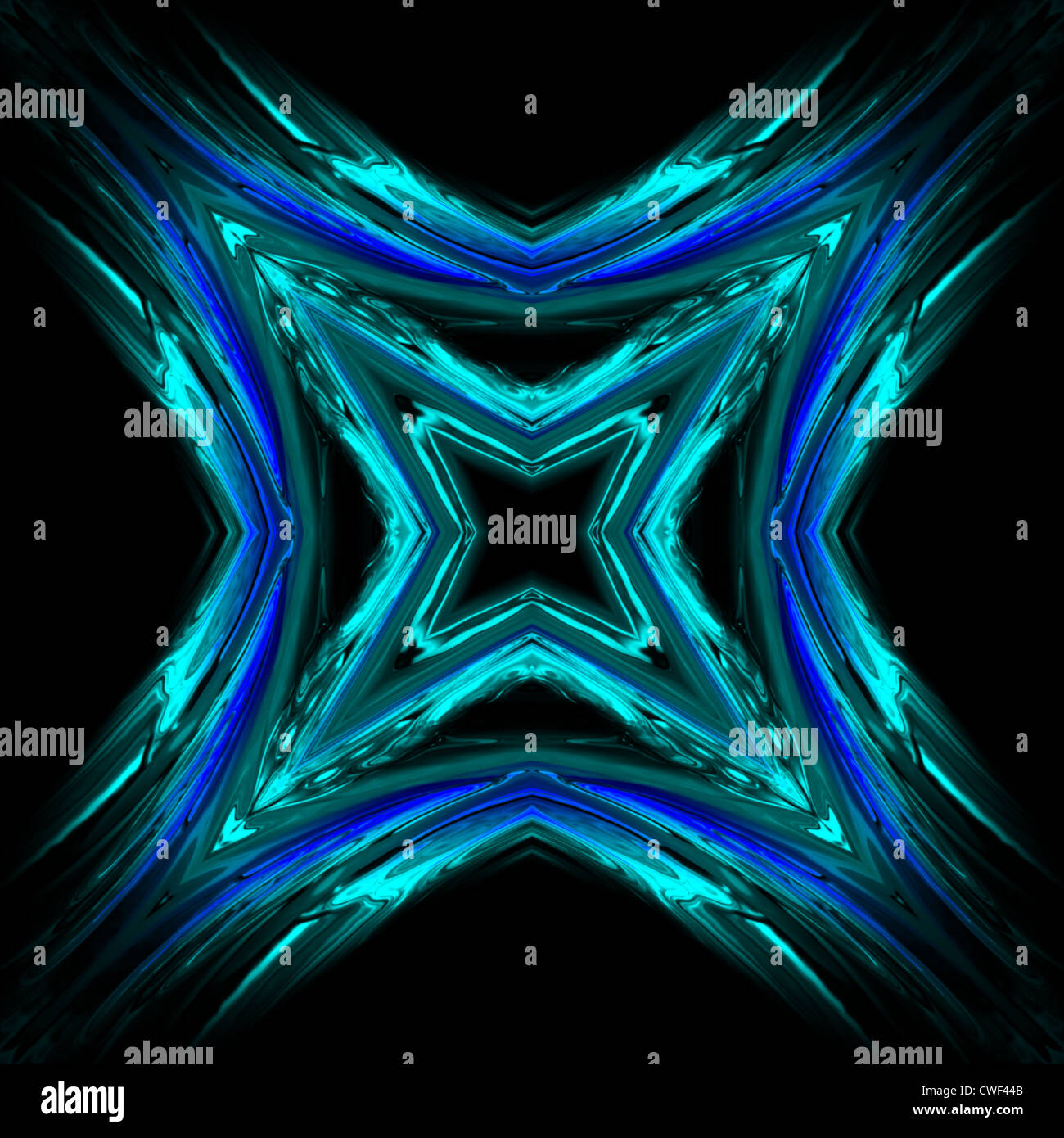 Abstract illustrated glass object Stock Photo - Alamy