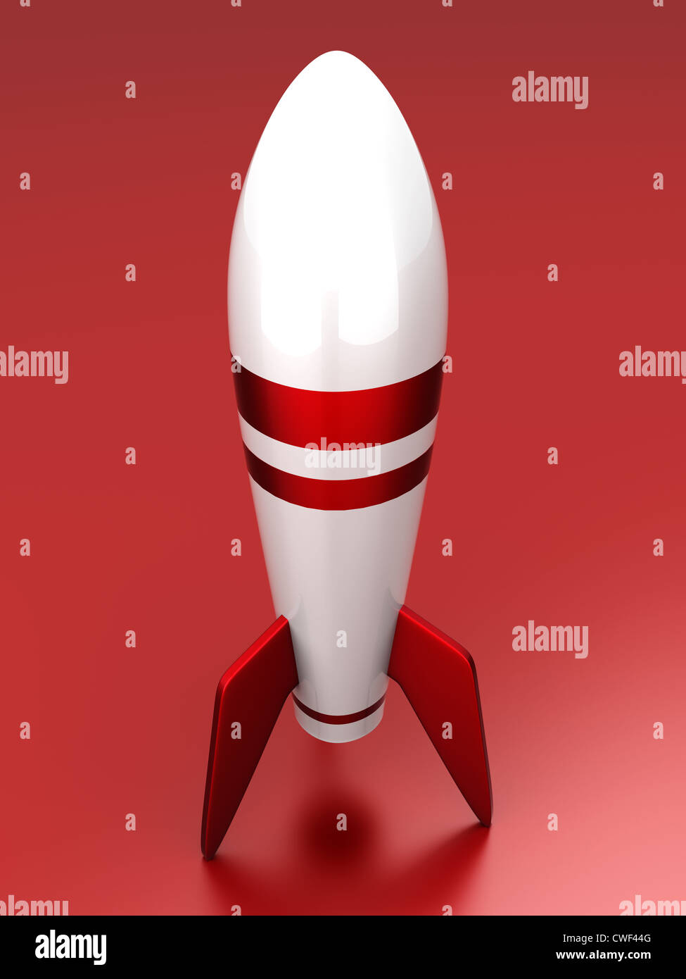 A cartoon rocket Stock Photo - Alamy