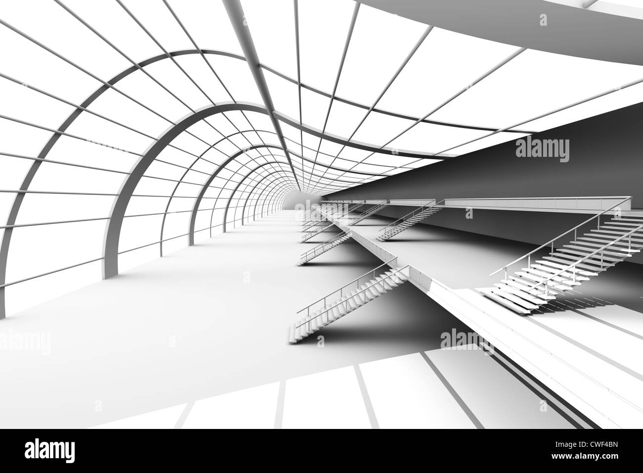 Airport architecture visualization Stock Photo - Alamy