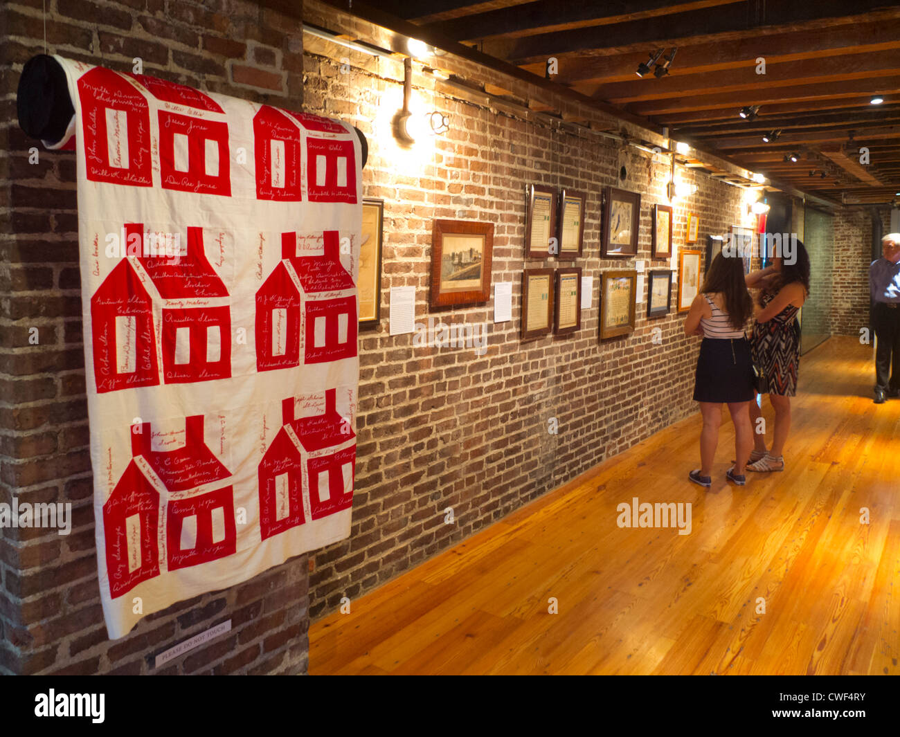 South Street Seaport Museum interior Stock Photo - Alamy