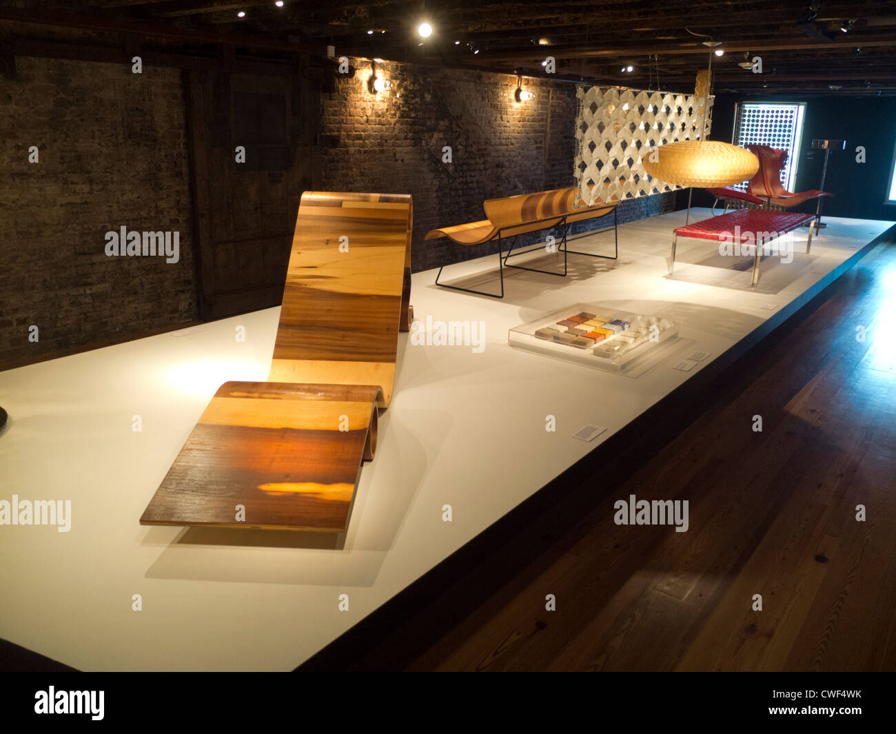 South Street Seaport Museum interior Stock Photo - Alamy