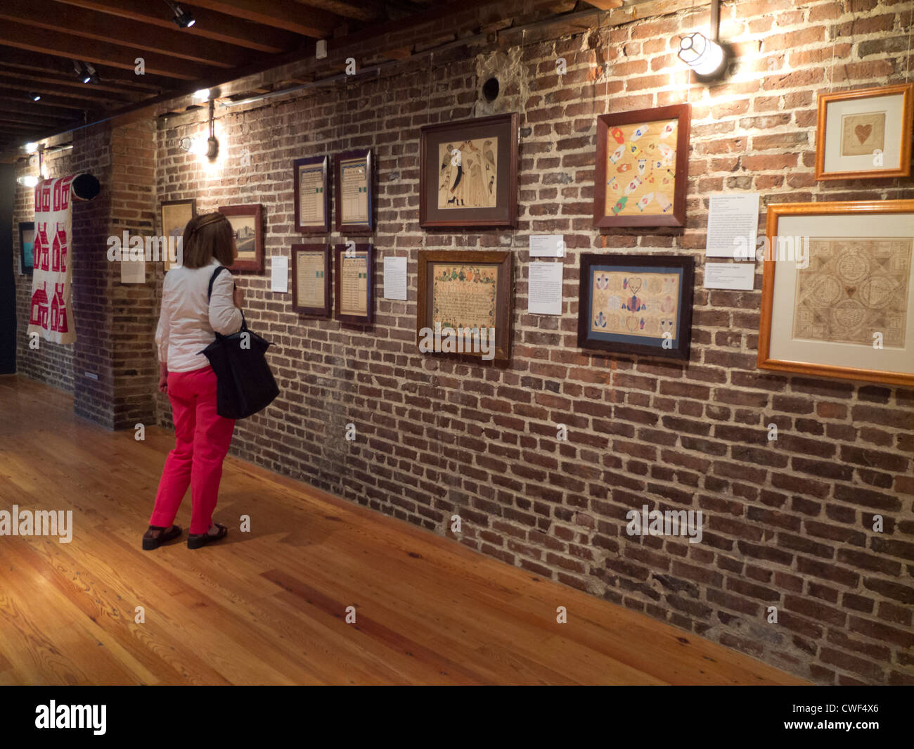 South Street Seaport Museum interior Stock Photo - Alamy
