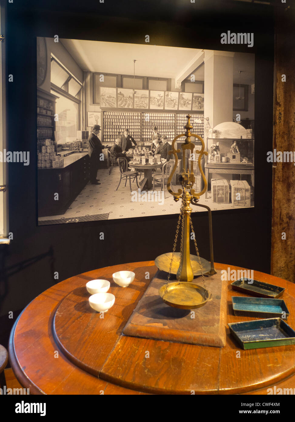 South Street Seaport Museum interior Stock Photo - Alamy