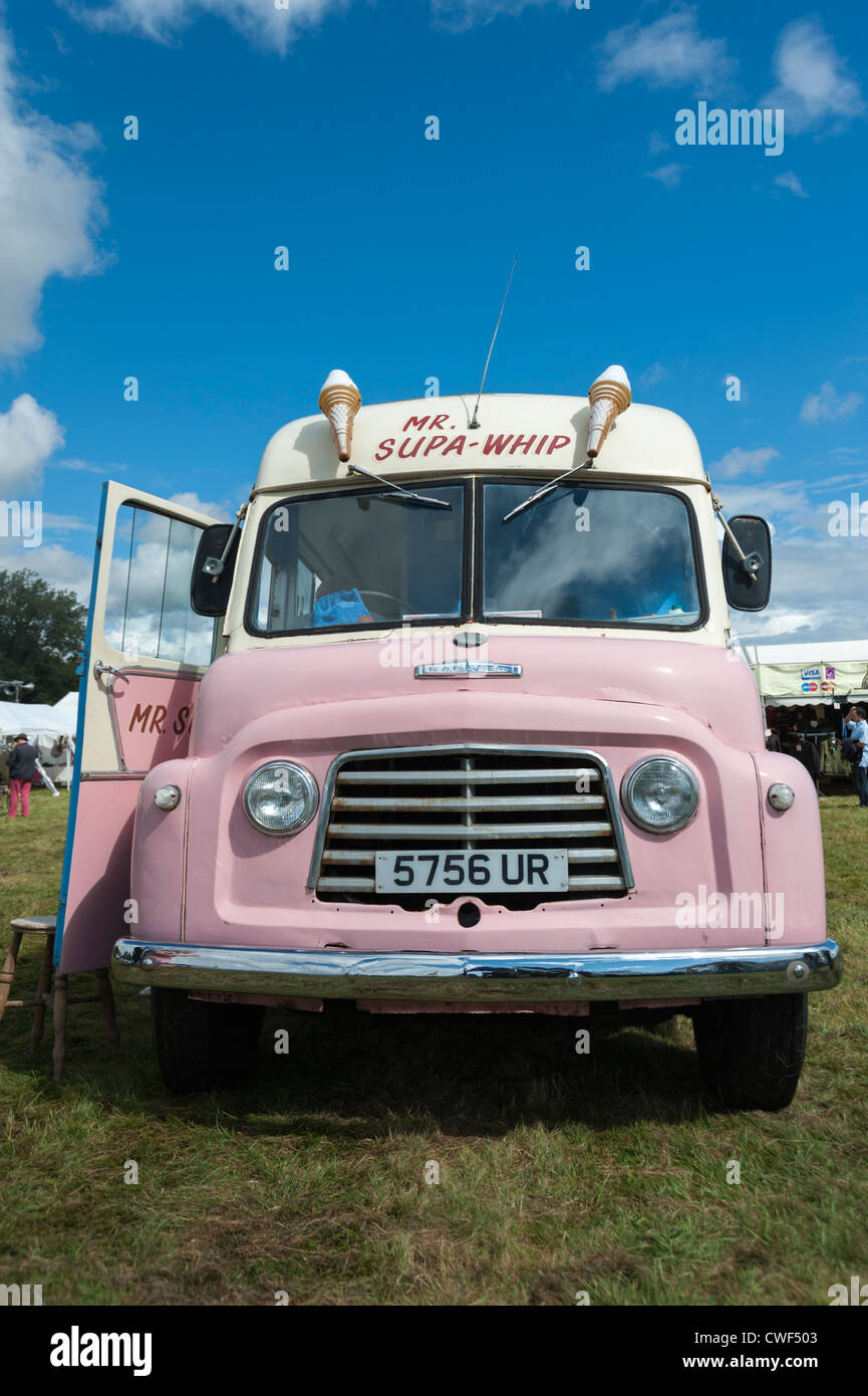 Mr Supa Whip ice cream van at a country show in the UK on a summer day ...