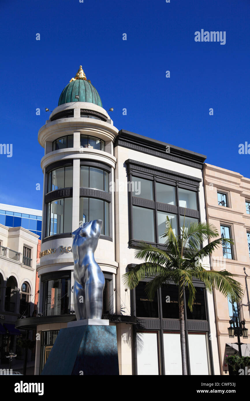 Statue rodeo drive beverly hills hi-res stock photography and images ...