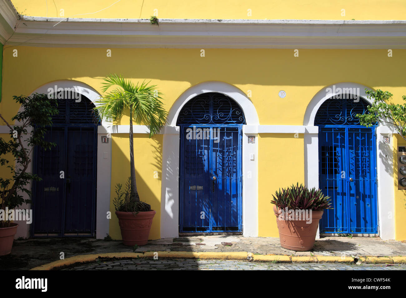 Colonial Architecture, Old San Juan, San Juan, Puerto Rico, USA ...