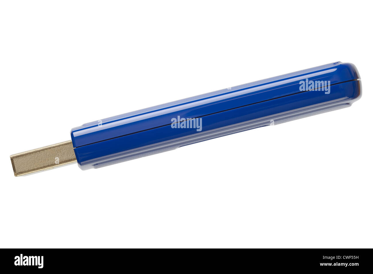 Diagonal stick isolated on white hi-res stock photography and images ...