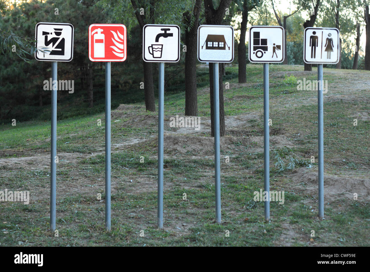 Many stop signs hi-res stock photography and images - Alamy