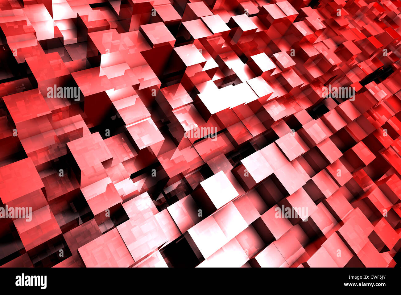 Red cubical shape hi-res stock photography and images - Alamy