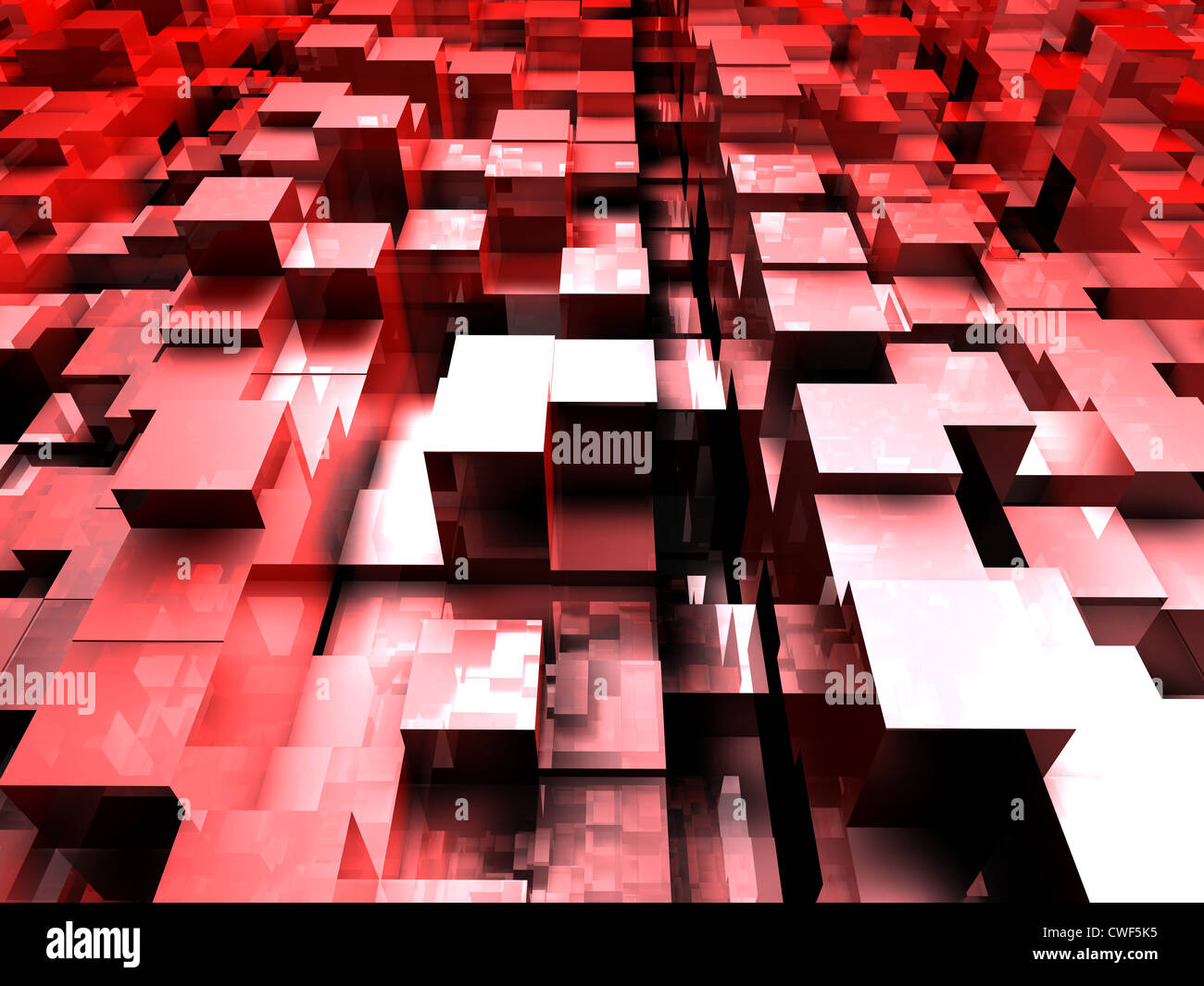 Red cubical shape hi-res stock photography and images - Alamy