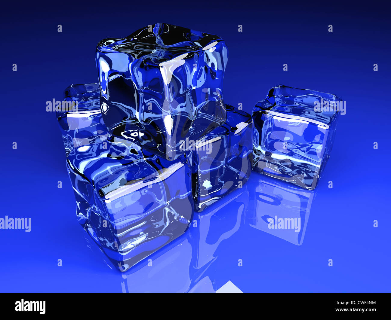 A group of Ice cubes Stock Photo - Alamy
