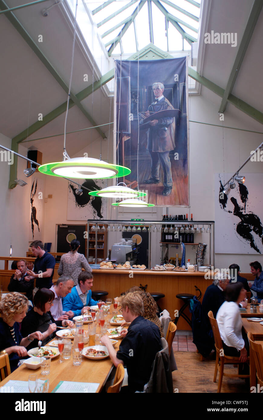 Conor Bar-Restaurant in front of Ulster Museum, Belfast, North Ireland ...