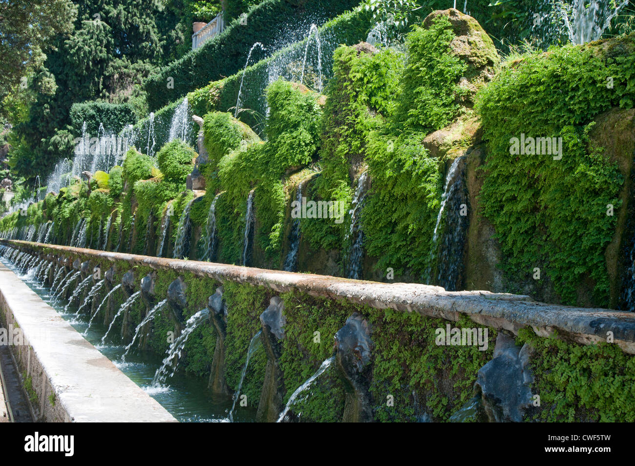 Le Cento Fontane - The Hundred Fountains at the renaissance gardens of ...