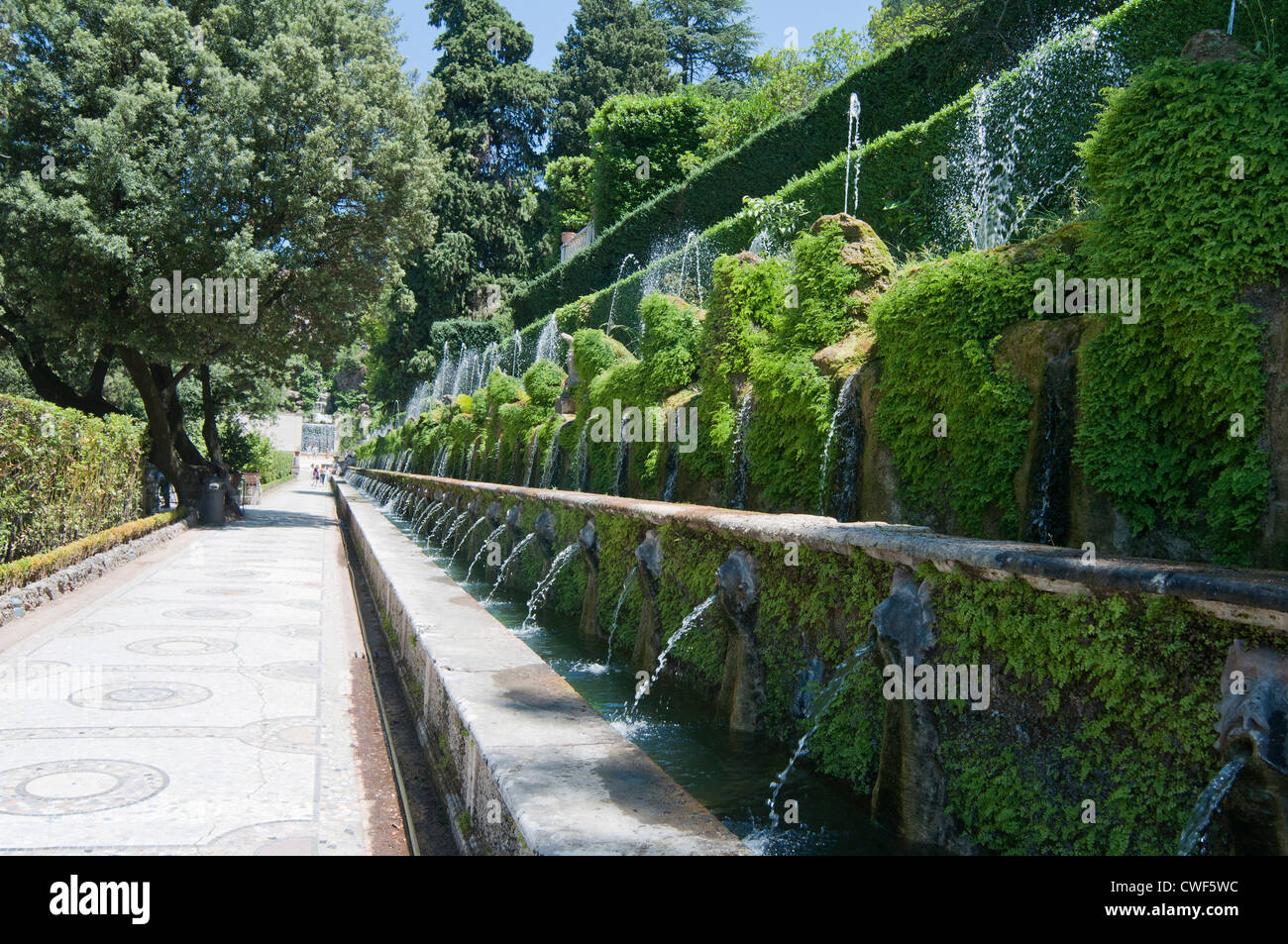 Le Cento Fontane - The Hundred Fountains at the renaissance gardens of ...
