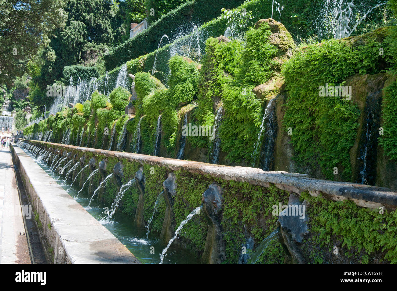 Le Cento Fontane - The Hundred Fountains at the renaissance gardens of ...