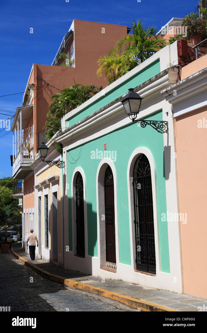 Colonial Architecture, Old San Juan, San Juan, Puerto Rico, USA ...