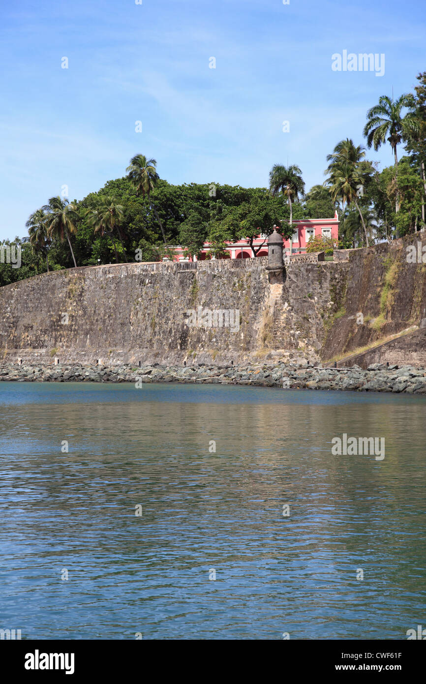 Old City Wall, UNESCO World Heritage Site, Old San Juan, San Juan ...