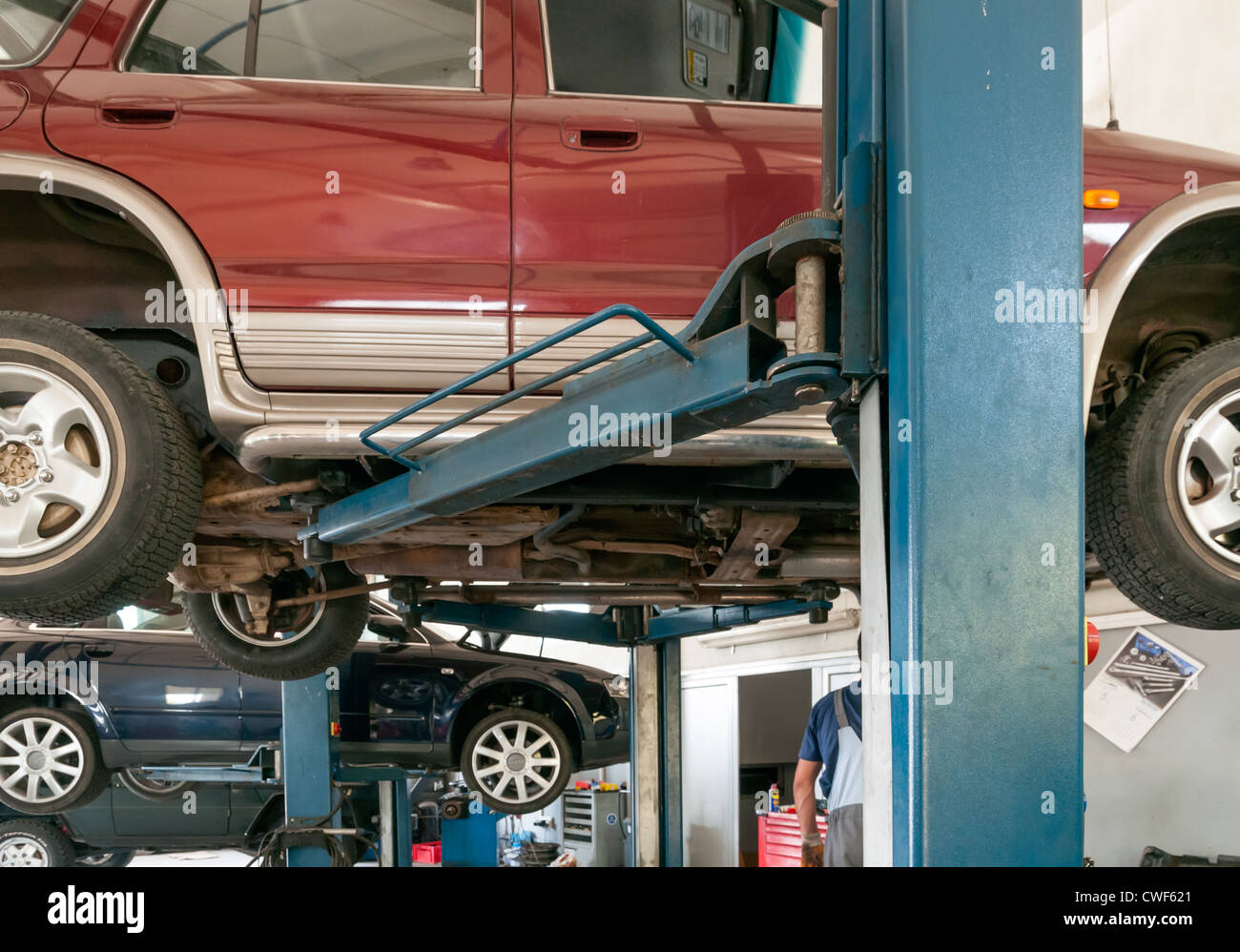 Car service inside Stock Photo - Alamy