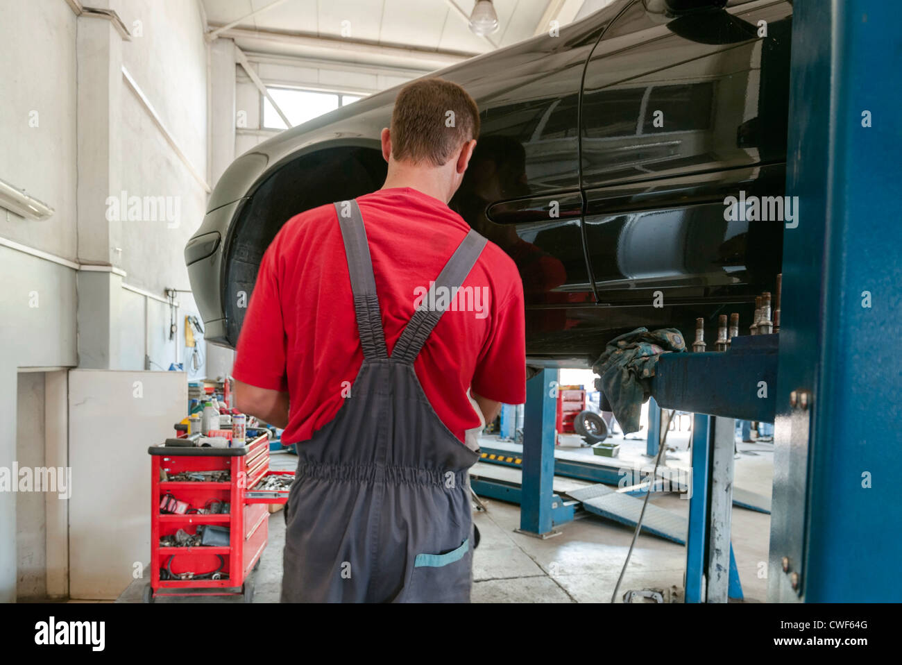Car service inside Stock Photo - Alamy