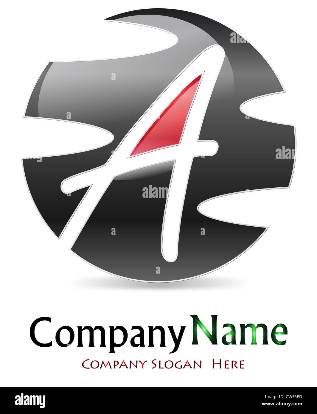 Logo initial letter A Stock Photo - Alamy