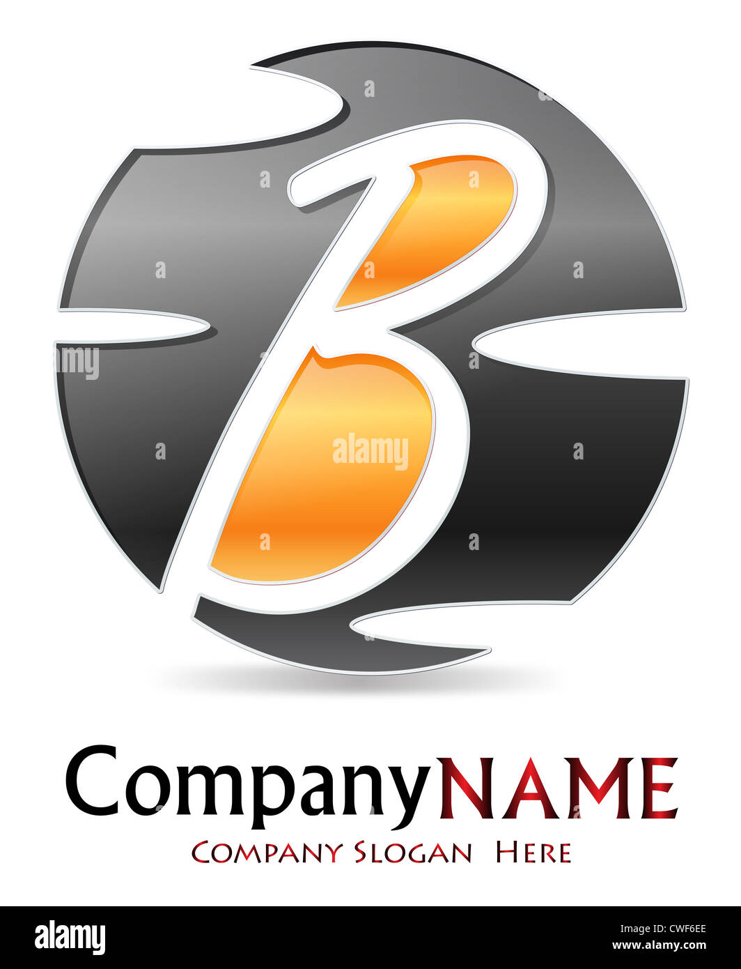Logo initial letter B Stock Photo - Alamy