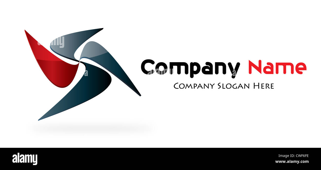 Abstract Company Logo Stock Photo - Alamy