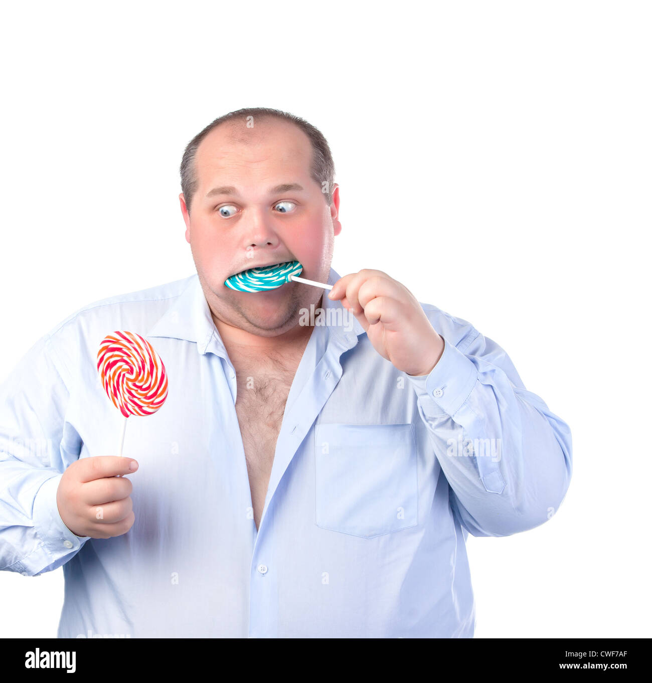 Lick lollipop man hi-res stock photography and images - Alamy