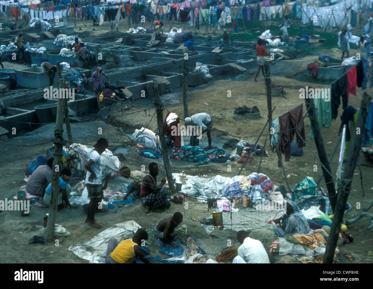 Dhobi laundry in Karachi Pakistan Stock Photo - Alamy
