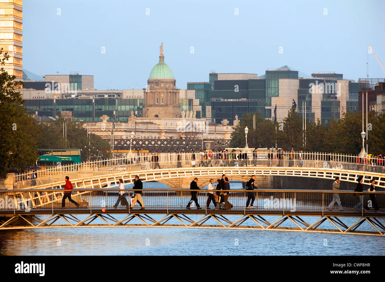 Millenium bridge dublin hi-res stock photography and images - Alamy