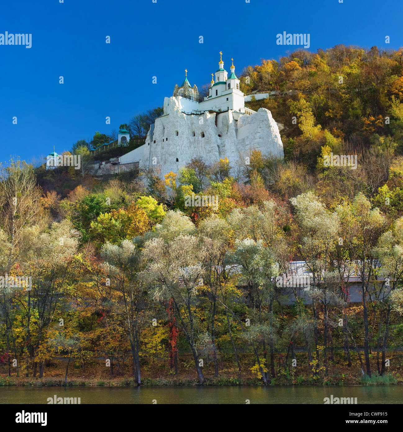 Church of the Assumption Monastery, Ukraine, Donetsk region Stock Photo ...